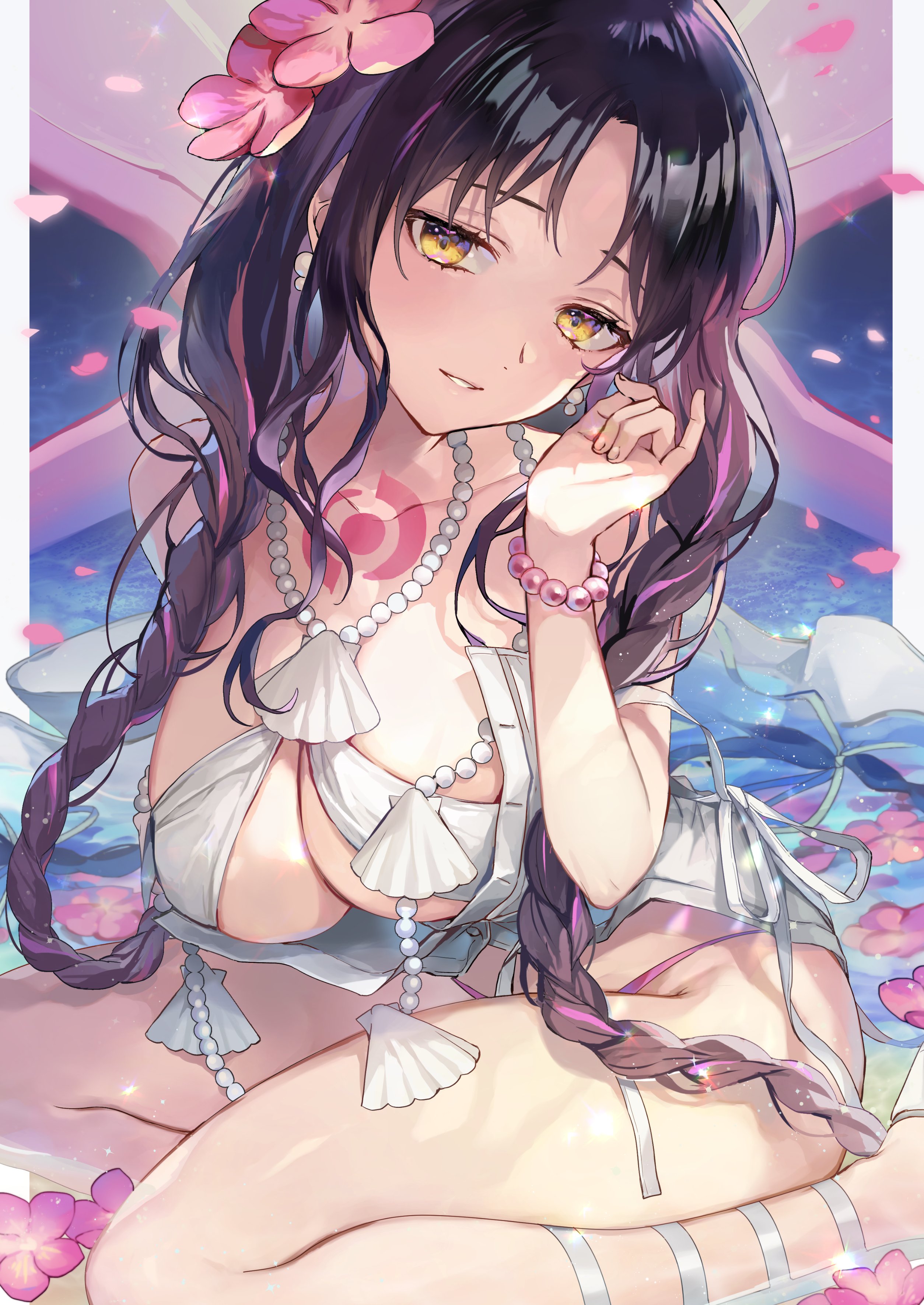 vivi (eve no hakoniwa) fate/grand order sessyoin kiara bikini swimsuits tattoo wet | #1118235 ...